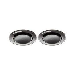 Petromax Emaille Teller px-plate-s, 2 St&uuml;ck schwarz, &Oslash; 22cm