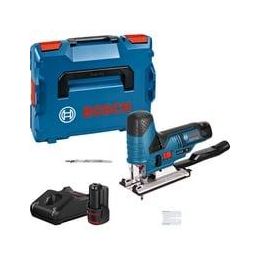 Bosch Akku-Stichs&auml;ge GST 12V-70 Professional, 12 Volt blau/schwarz, 2x Li-Ionen Akku 3,0Ah, in L-BOXX