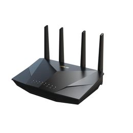 0 ASUS RT-AX5400 AiMesh Dual Band WiFi 6 kombinierbarer Router (Tethering als 4G und 5G Router-Ersatz, integriertes VPN, A