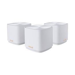 ASUS ZenWiFi XD4 Plus 3er Set AX1800 Whole-Home Mesh WiFi 6 System kombinierbarer Router (bis zu 445m² Abdeckung, AiMesh