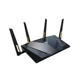 ASUS RT-AX88U Pro AX6000 Dual Band WLAN kombinierbarer Router (Tethering als 4G und 5G Router-Ersatz, WiFi 6, Dual 2.5G