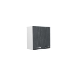 VICCO Hängeschrank R-Line Schwarz Beton Weiß 60 cm