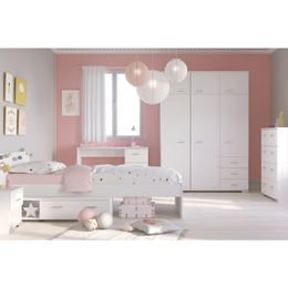 Parisot Kinderzimmer Set 5tlg "Galaxy 151" Weiß