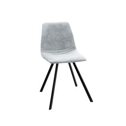 Riess Ambiente riess-ambiente Stuhl AMSTERDAM CHAIR - Retro stone grau Designklassiker pflegeleicht Esszimmer