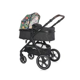 Lorelli Kombikinderwagen 2 in 1 Viola bis 22 kg, Sportsitz umbaubar Wickeltasche bunt