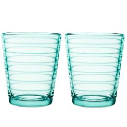 iittala - Aino Aalto Glasbecher 22 cl, wassergrün (2er-Set)