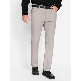 5-Pocket-Hose Gr. 27, Unterbauchgrößen, grau (hellgrau) Herren Hosen Jeans