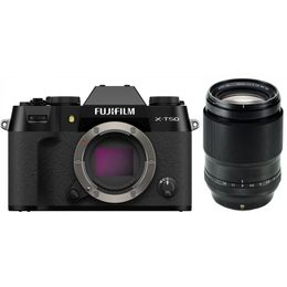 Fujifilm X-T50 schwarz + XF 90mm f2 R LM WR