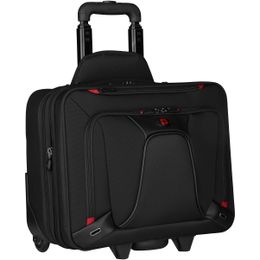 Business-Trolley Wenger "Transfer" Gr. B/H/T: 43 cm x 37 cm x 23 cm 20 l, schwarz Koffer Taschen mit 16-Zoll Laptopfach, 10-Zoll Tabletfach und passendem Etui