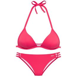 Bruno Banani Set: Triangel-Bikini rot Gr. 34 Cup B. Ohne Bügel