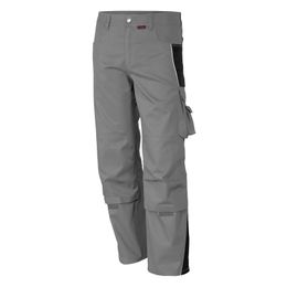 Qualitex HIGH QUALITY WORKWEAR Bundhose PRO grau/schwarz Damen: 46 Herren: 52