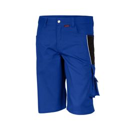 Qualitex HIGH QUALITY WORKWEAR Shorts PRO kornblau/schwarz Damen: 56 Herren: 62