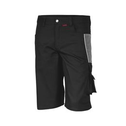 Qualitex HIGH QUALITY WORKWEAR Shorts PRO schwarz/grau Damen: 52 Herren: 58