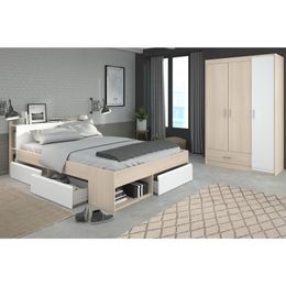 Parisot Schlafzimmer-Set "Most 72" Akazie-Wei&szlig;
