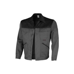 Qualitex HIGH QUALITY WORKWEAR Bundjacke image mittelgrau/schwarz Herren: 110