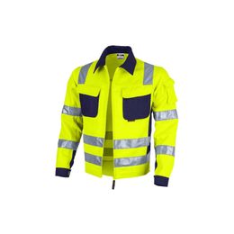 Qualitex HIGH QUALITY WORKWEAR Bundjacke PRO WS warngelb/marine Damen: 58 Herren: 3XL