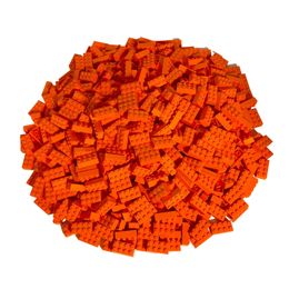 Lego® 2x4 Steine Hochsteine Orange - 3001 - Menge 1000x