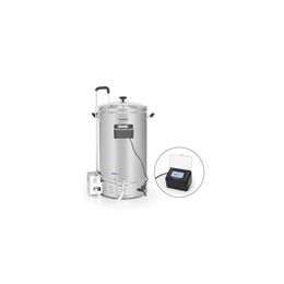 Klarstein Brauheld Pro Maischekessel 2500W 35L 30-100&deg;C Umw&auml;lzpumpe Edelstahl 35 Liter