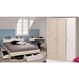 Parisot Schlafzimmer-Set "Most 74" Akazie-Wei&szlig;