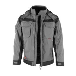 Qualitex HIGH QUALITY WORKWEAR Winterjacke PRO Winter grau/schwarz Damen: 36 Herren: S