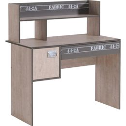 Parisot Schreibtisch "Fabric 8" Esche-grau