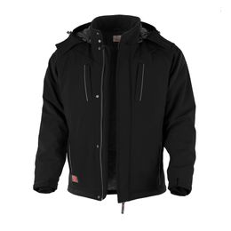 Qualitex HIGH QUALITY WORKWEAR Softshelljacke PRO Winter schwarz Damen: 60 Herren: 4XL