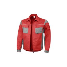 Qualitex HIGH QUALITY WORKWEAR Bundjacke PRO rot/grau Damen: 42 Herren: M