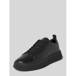 Antony Morato Ledersneaker mit Label-Applikation Modell 'ALLEN IN TUMBLED'