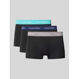 Calvin Klein Underwear Trunks mit elastischem Logo-Bund im 3er-Pack