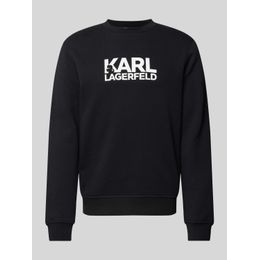 K by KARL LAGERFELD Sweatshirt mit Label-Print