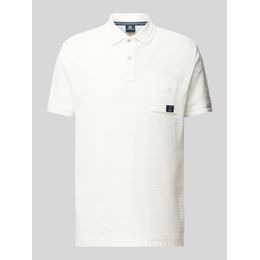 Lerros Poloshirt mit Label-Patch