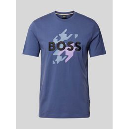 BOSS T-Shirt mit Label-Print Modell 'Thompson'