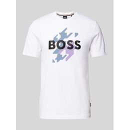 BOSS T-Shirt mit Label-Print Modell 'Thompson'