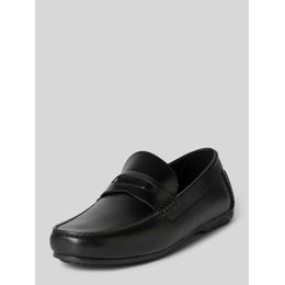 Calvin Klein Lederloafers mit Label-Applikation Modell 'DRIVER'