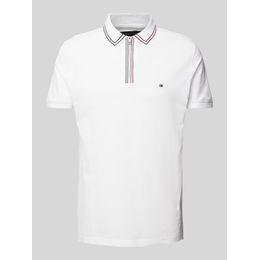 Tommy Hilfiger Regular Fit Poloshirt mit Logo-Stitching