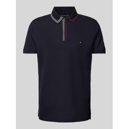 Tommy Hilfiger Regular Fit Poloshirt mit Logo-Stitching