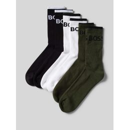 BOSS Socken mit Label-Print im 6er-Pack