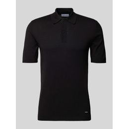 Calvin Klein Regular Fit Poloshirt mit Knopfleiste