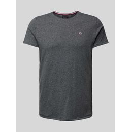 Tommy Jeans Slim Fit T-Shirt mit Logo-Stitching