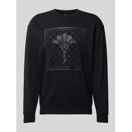 JOOP! Sweatshirt mit Motiv-Print und Rundhalsausschnitt