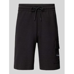 Calvin Klein Jeans Sweatshorts mit Label-Stitching