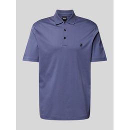 BOSS Slim Fit Poloshirt mit Label-Patch Modell 'Parris'