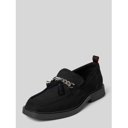 Hugo Tassel-Loafer mit Label-Detail Modell 'Iker'