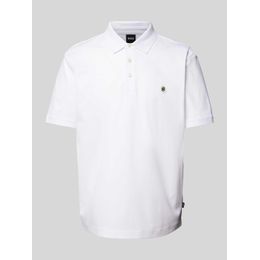 BOSS Slim Fit Poloshirt mit Label-Patch Modell 'Parris'