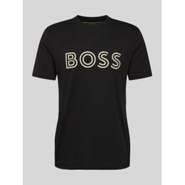 BOSS Green T-Shirt mit Label-Print