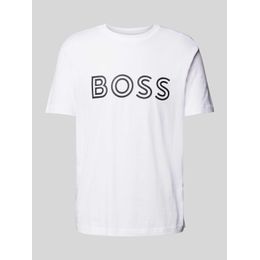 BOSS Green T-Shirt mit Label-Print