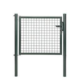 Alberts Einzeltor 'Wellengitter' mit Pfosten 100 x 75 cm anthrazit