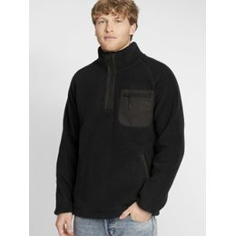 INDICODE Fleecejacke Herren, schwarz