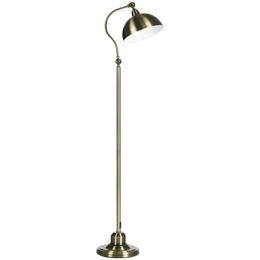 HOMCOM Stehlampe mit E27 Fassung bronze 42L x 25,5B x 152H cm