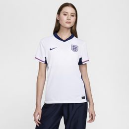 England (Women's Team) 2024/25 Stadium Home Nike Replika-Fußballtrikot mit Dri-FIT-Technologie (Damen) - Weiß